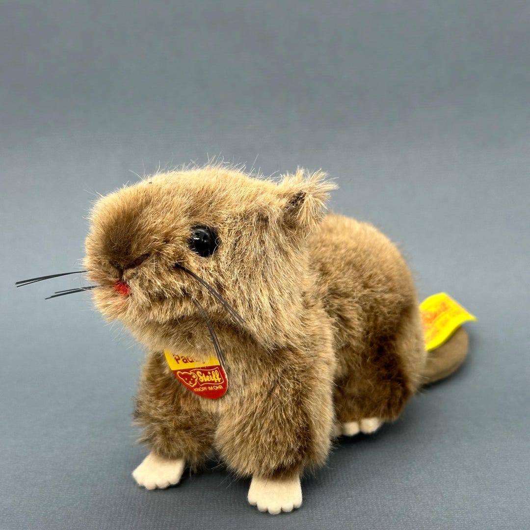 Steiff Beaver Paddy Vintage Plush Beaver Collectibles Brown 1470/12 ...