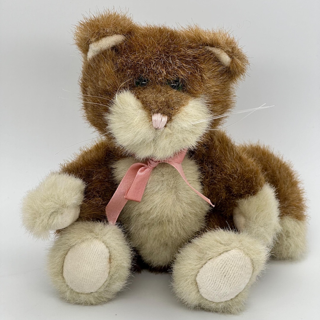 Boyds Bears Cat Browning Plush Stuffed Animal Retired Vintage Plush Cat ...