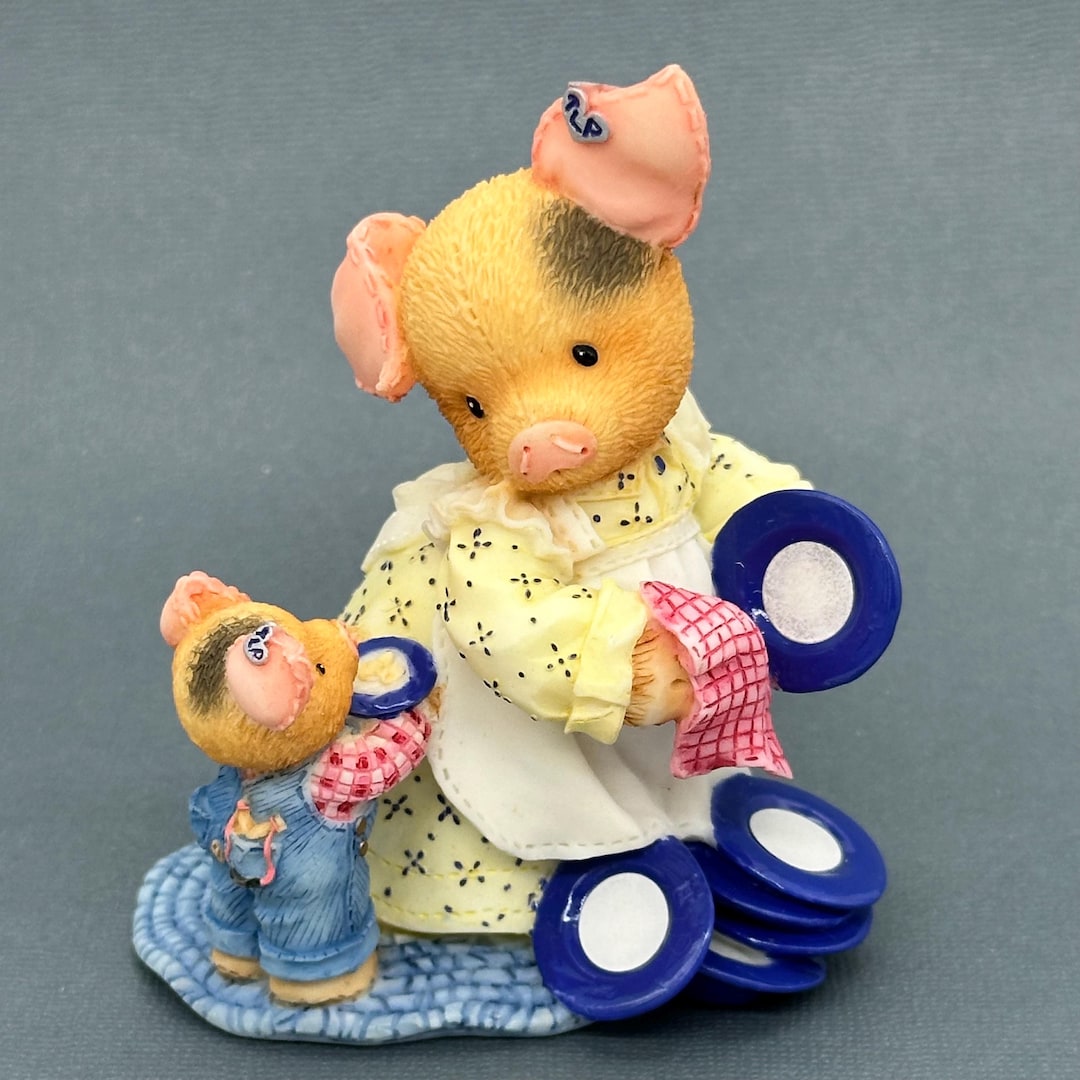 Enesco This Little Piggy "dish One's for You Mommy" Dish Washing ...