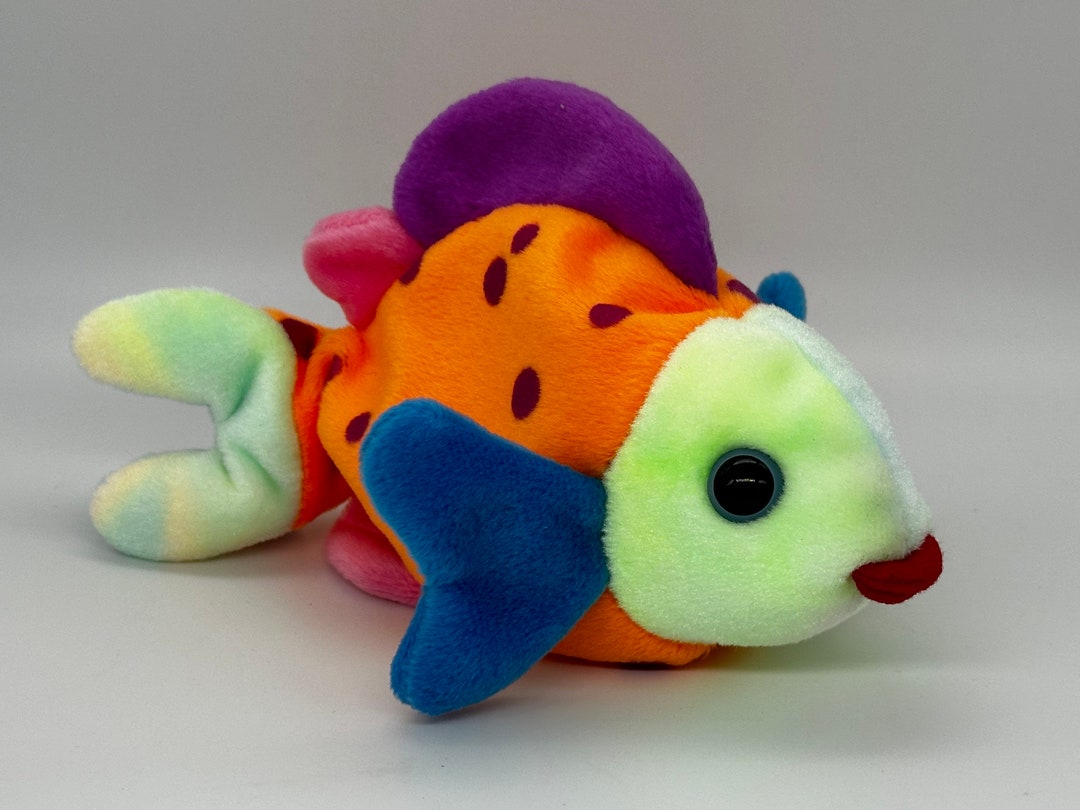 Beanie Babies Lips With Hang Tag Vintage Beanie Babies TY Fish Plush ...