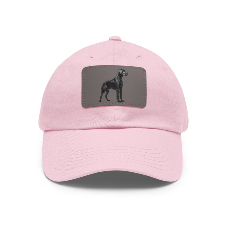 Great Dane Hat With Leather Patch, Great Dane Cap, Great Dane Gifts ...