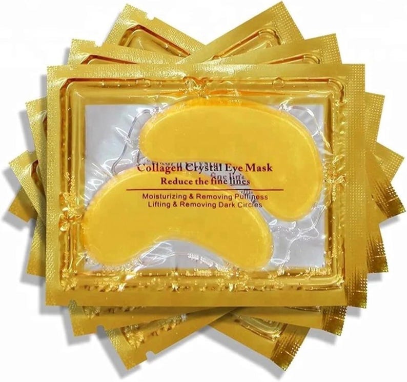 Under Eye Gel Patches 24K Gold 40pc/ 20 Pairs Eye Masks for Puffy Eyes ...