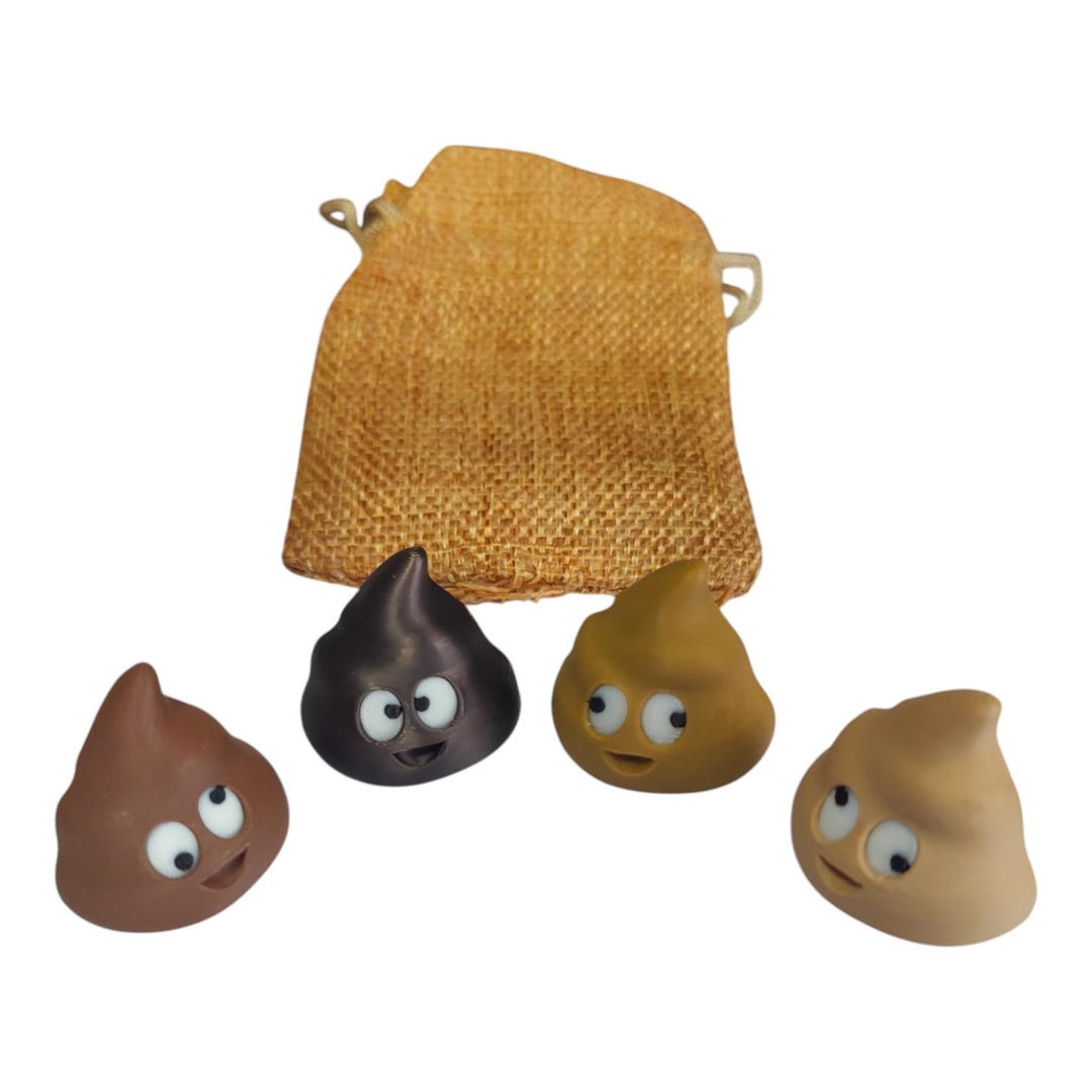 Funny Poop Emoji Fridge Magnets – Quirky Kitchen Decor, Jute Bag Set - Etsy