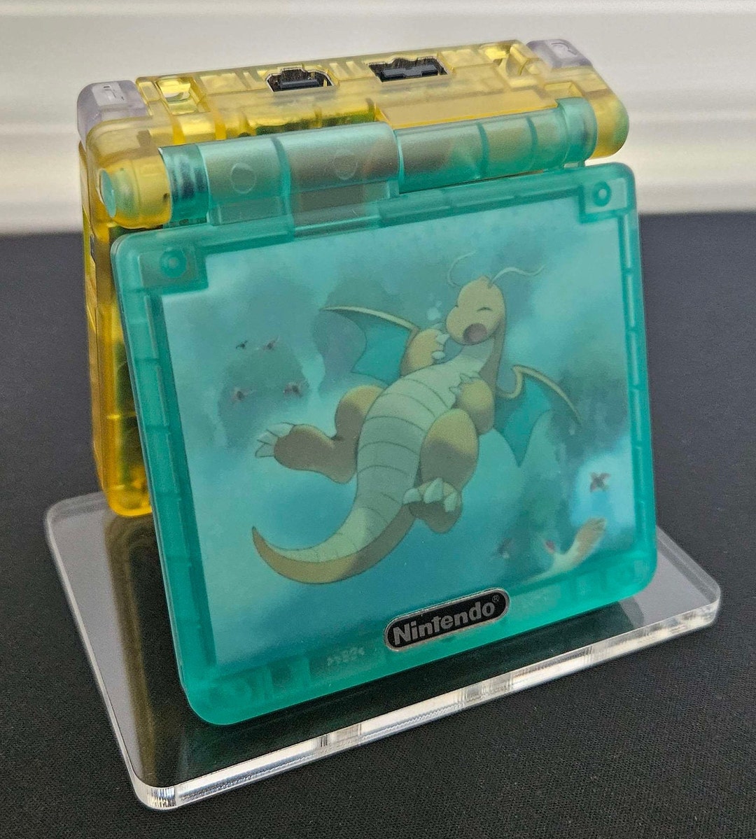 Dragonite Custom Nintendo Game Boy Advance SP GBA in Hand Made to Order ...