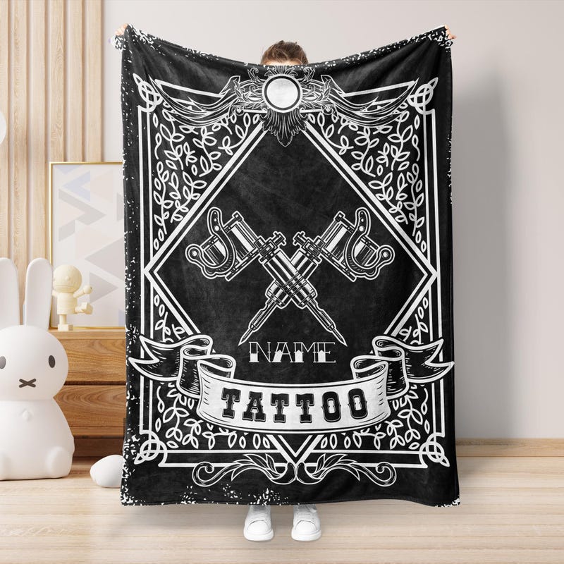 Tattoo Throw Blanket - Etsy