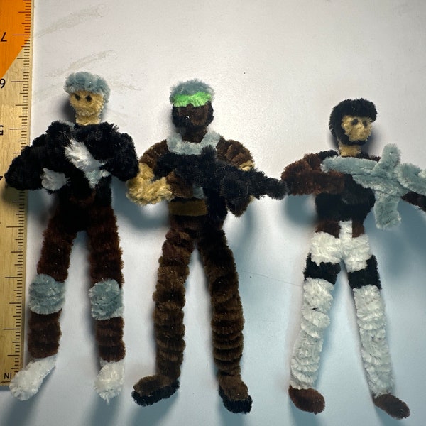 Pipe Cleaner Figures - Etsy