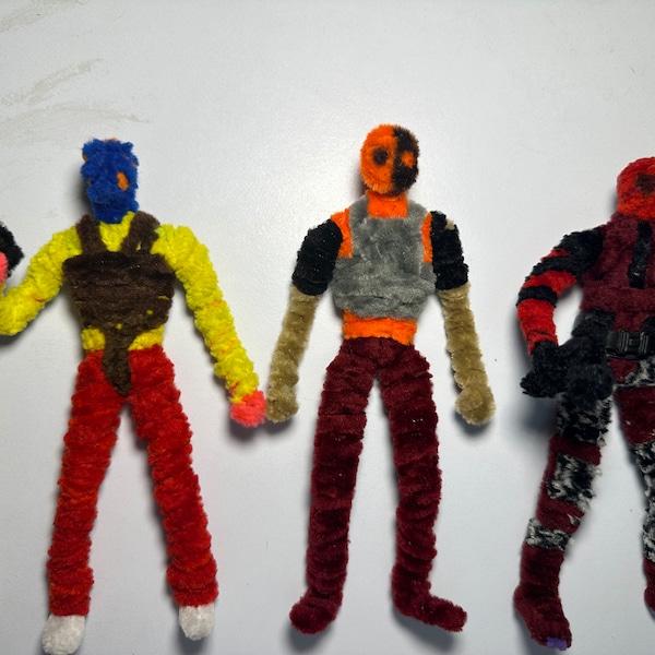 Pipe Cleaner Dolls - Etsy