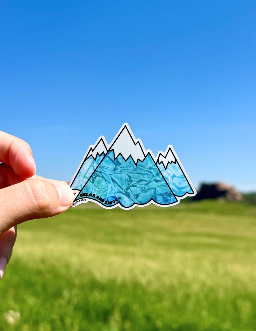 Mountain Sticker - Etsy