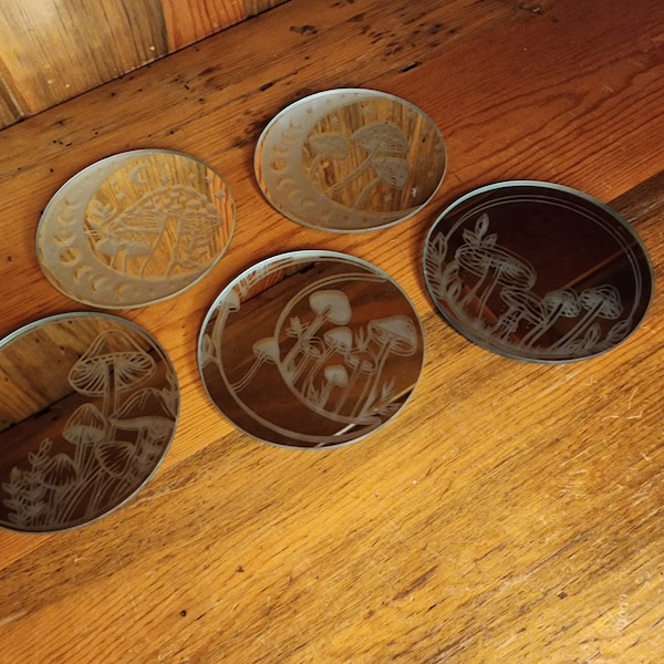 Custom Round Glass Coasters - Etsy