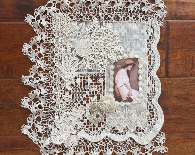 Antique & Vintage Lace Collection With Fabric Image, ALC2501 ...