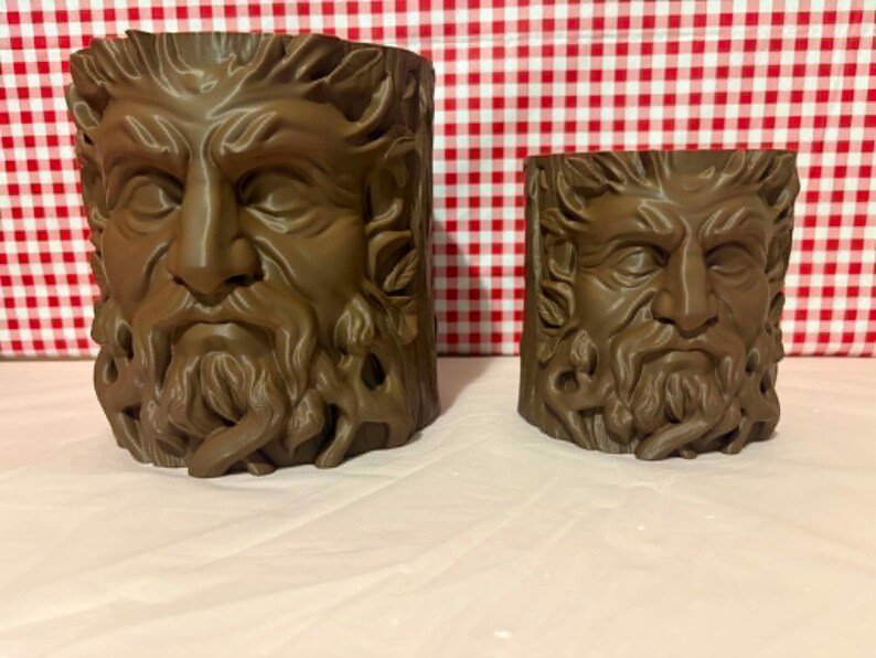 Green Man Planter Pot – Nature-inspired 3D Printed Plant Holder - Etsy ...