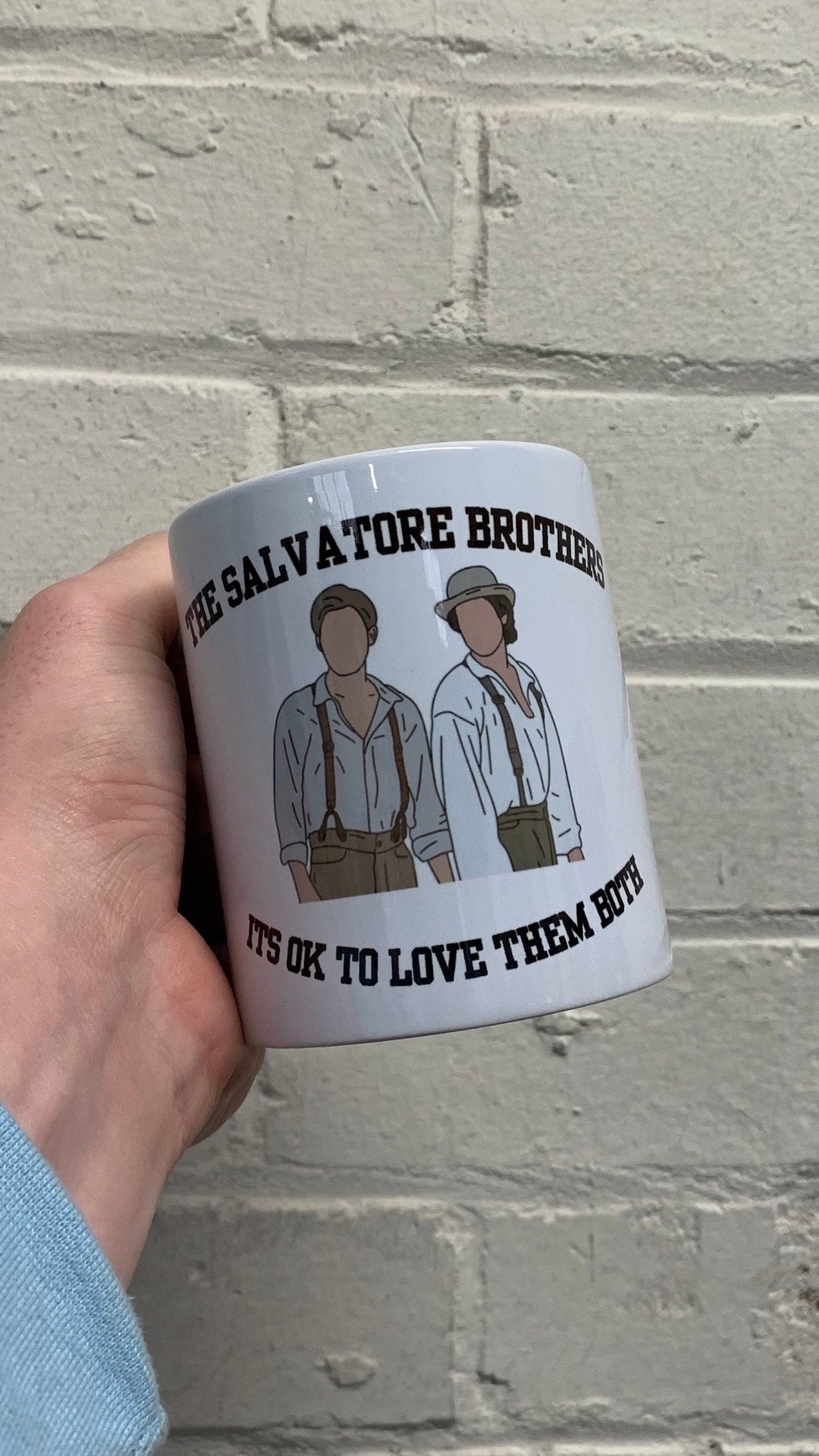 Vampire Diaries Mug the Salvatore Brothers Damon Salvatore Stefan ...