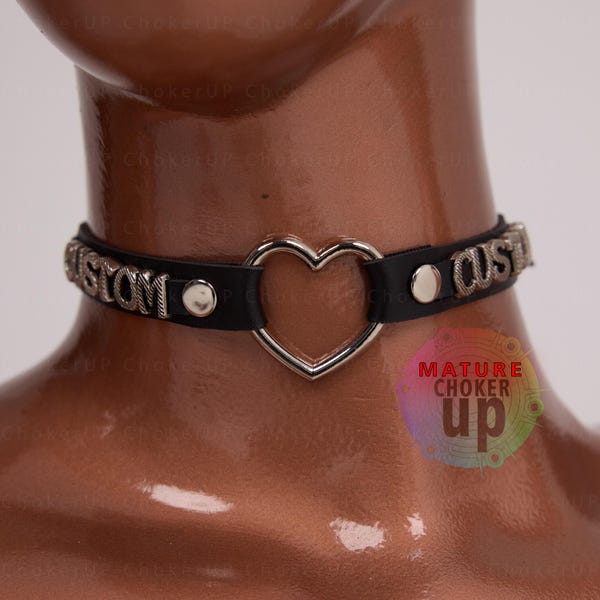 Heart Choker - Etsy