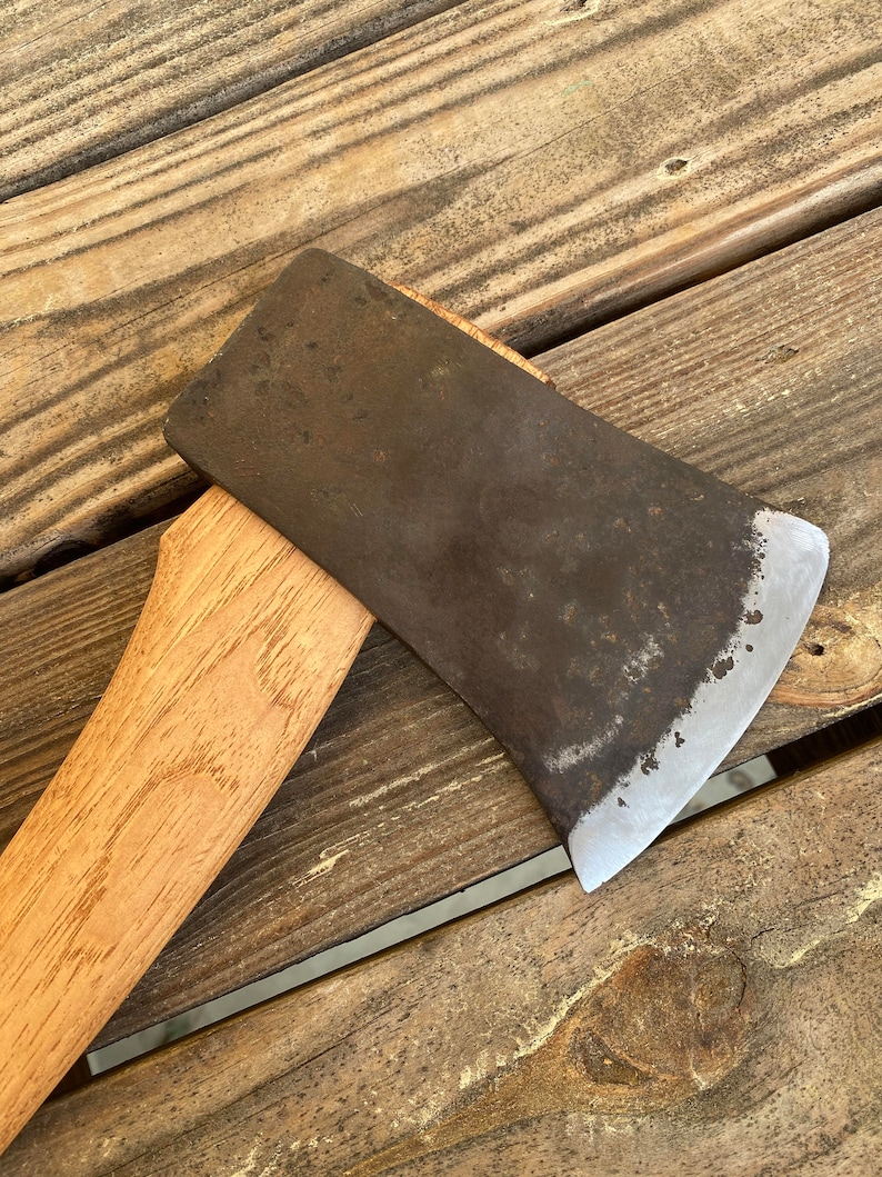 Vintage Restored Craftsman Forest Axe, Felling Axt, Hand Carved Axt - Etsy