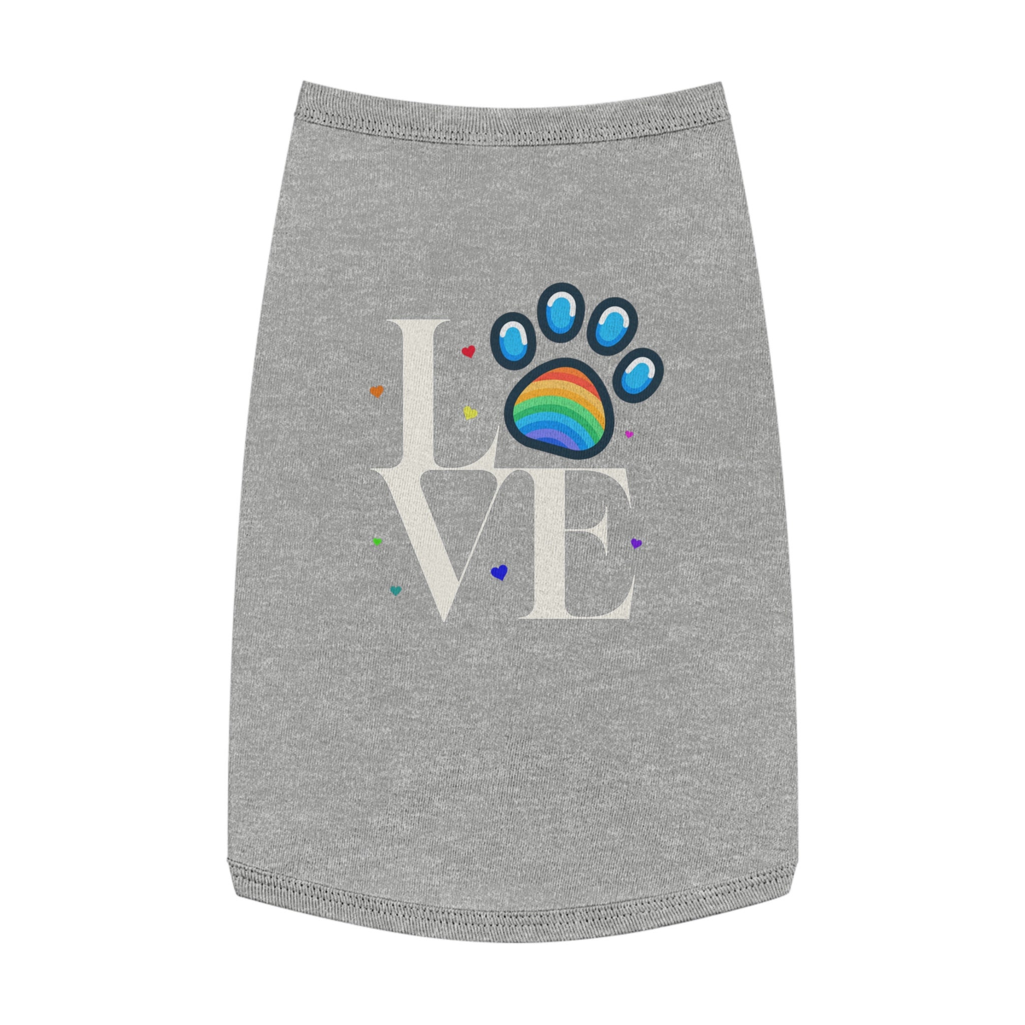 LOVE Pride Dog Shirt, Rainbow Pet Tee, LGBTQ Puppy Clothes, Dog Pride ...