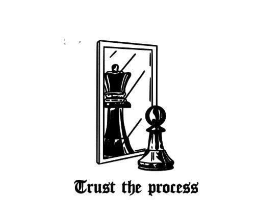 Trust the Process Chess Pieces SVG - Etsy