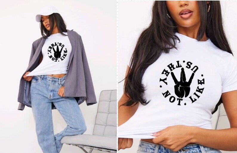 They Not Like Us - Logo Design Svg for Shirts - Etsy