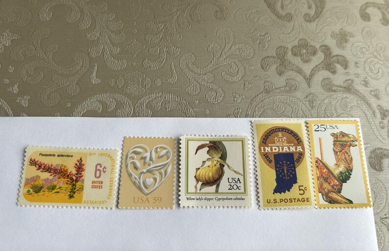 Custom Created Wedding Invitation Postage Sets// 1900s// Details and ...