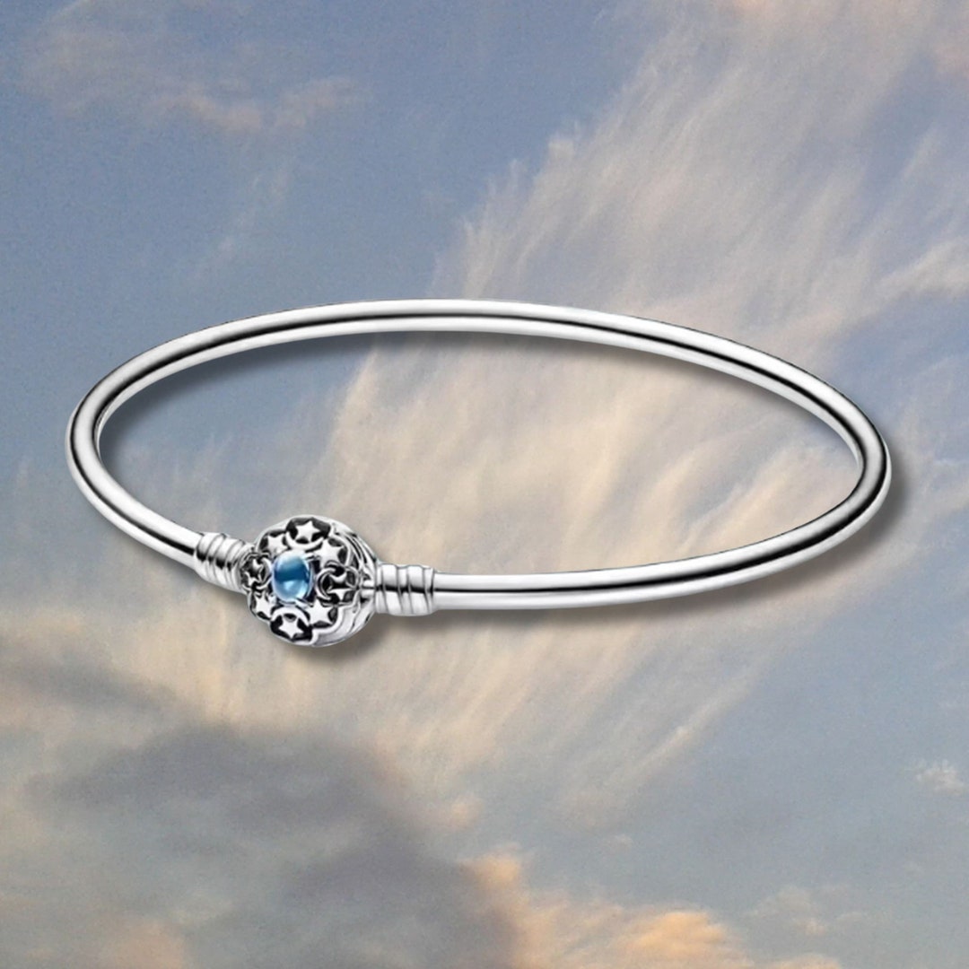 Pandora Disney Aladdin Princess Jasmine Bangle Bracelet, S925 Sterling ...