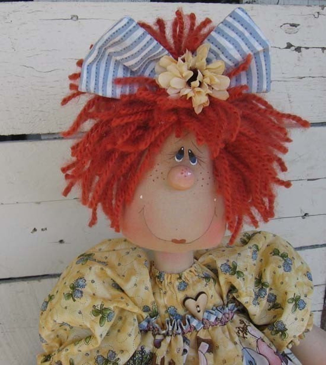 E Pattern...country Primitive Doll - Etsy