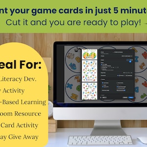 Match It!spot It! Dobble Letter Game Cards! Learning While Having Fun ...