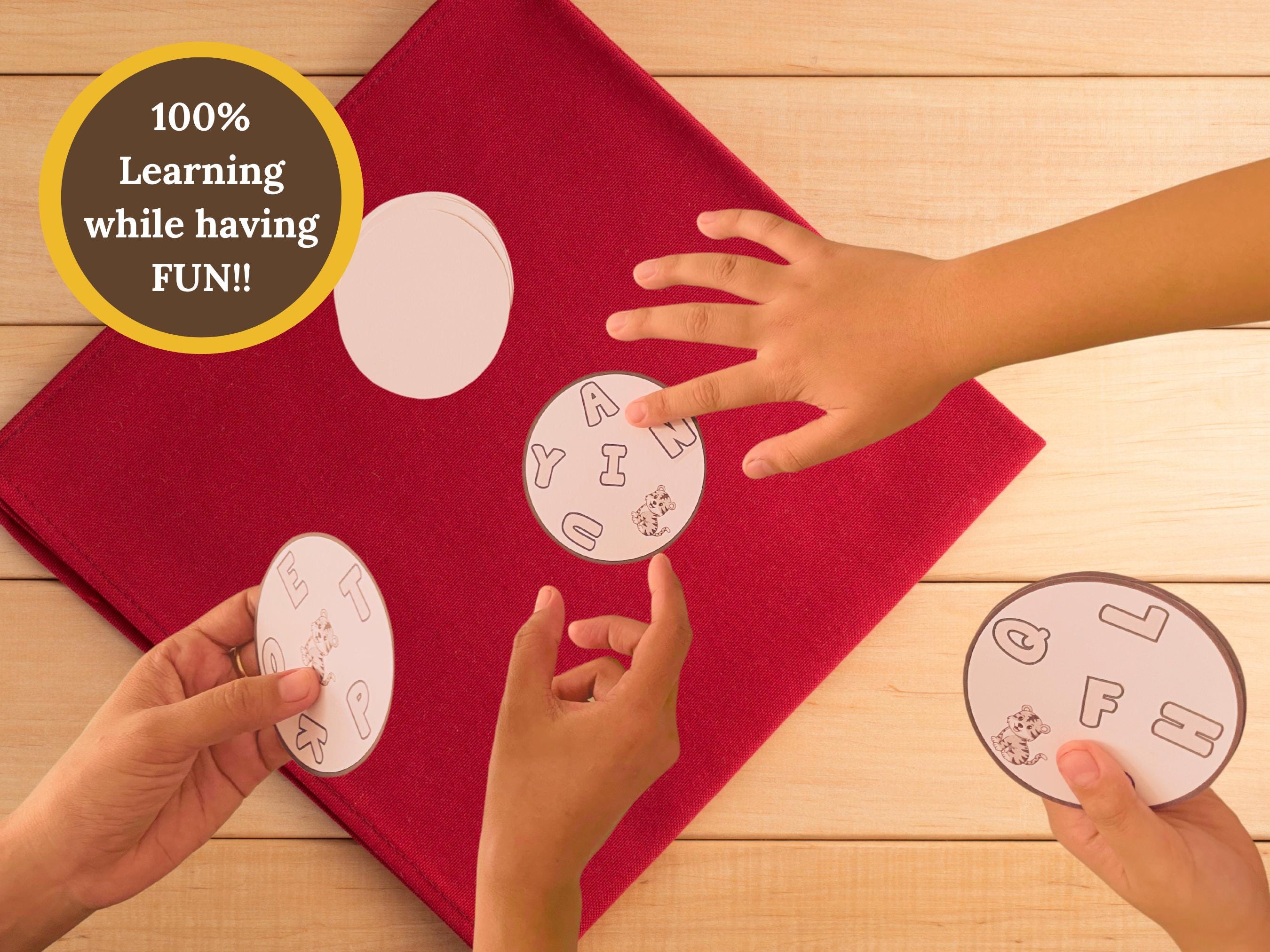 Match It!spot It! Dobble Letter Game Cards! Learning While Having Fun ...