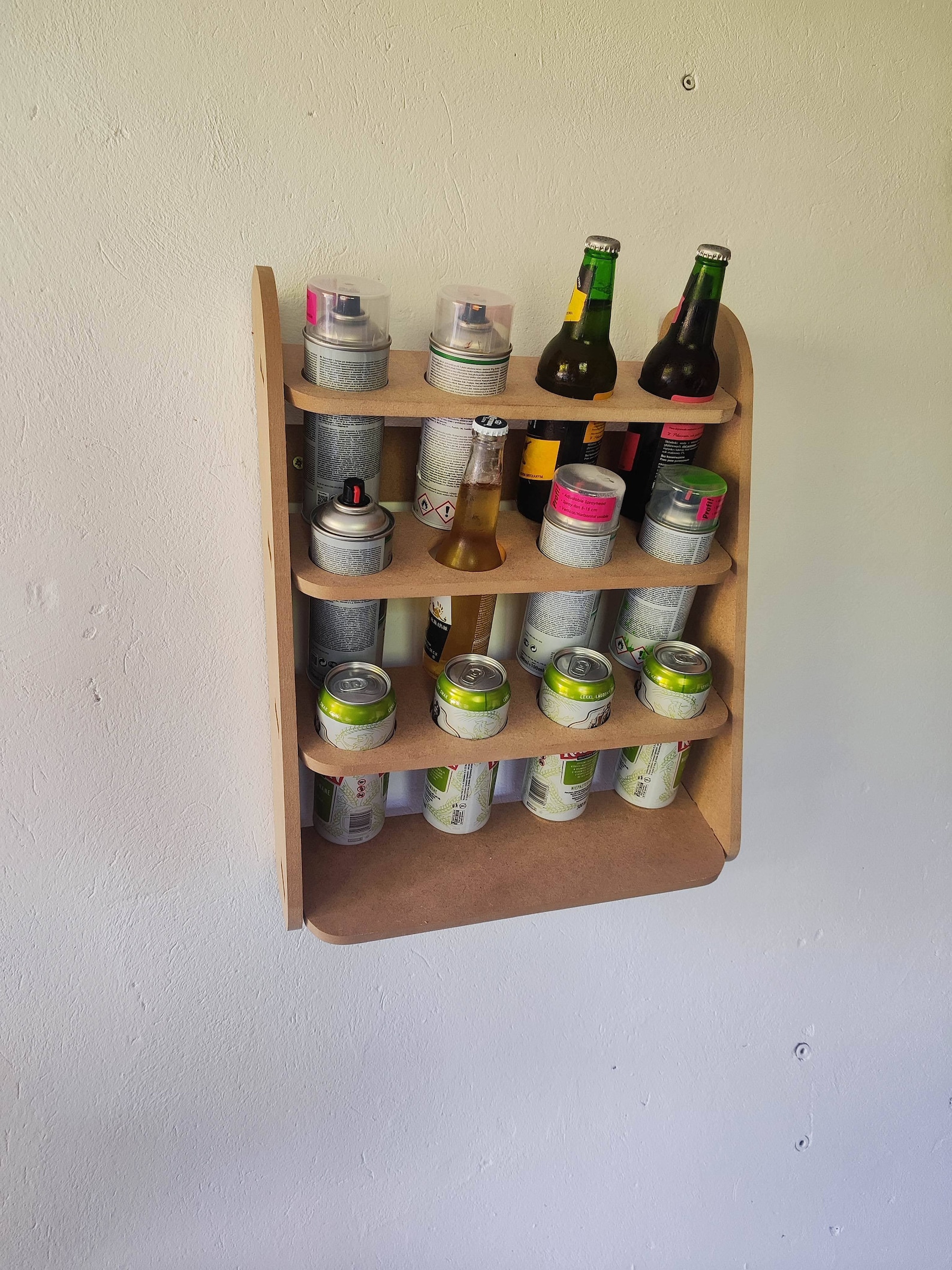 Spray Can Storage, Aerosol Can Storage Rack, Spray Paint Holder, Garage ...