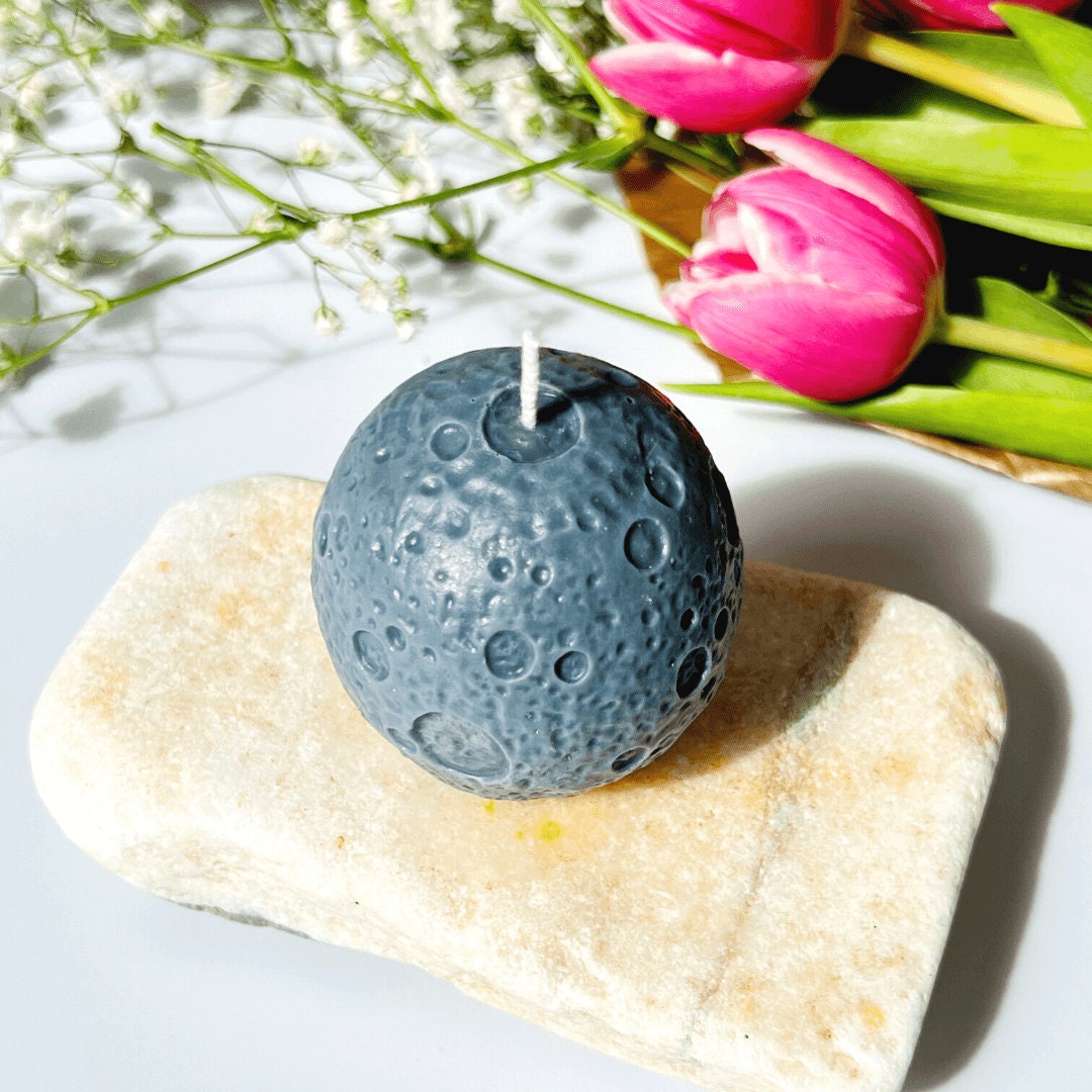 Moon Candle, Full Moon Candle, Decorative Soy Candle, Decorative ...