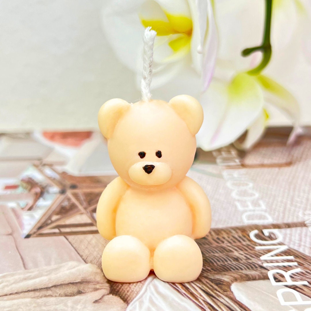 Mini Teddy Soy Candle , Whosale Candles, Adorable Vegan Gift, Eco ...