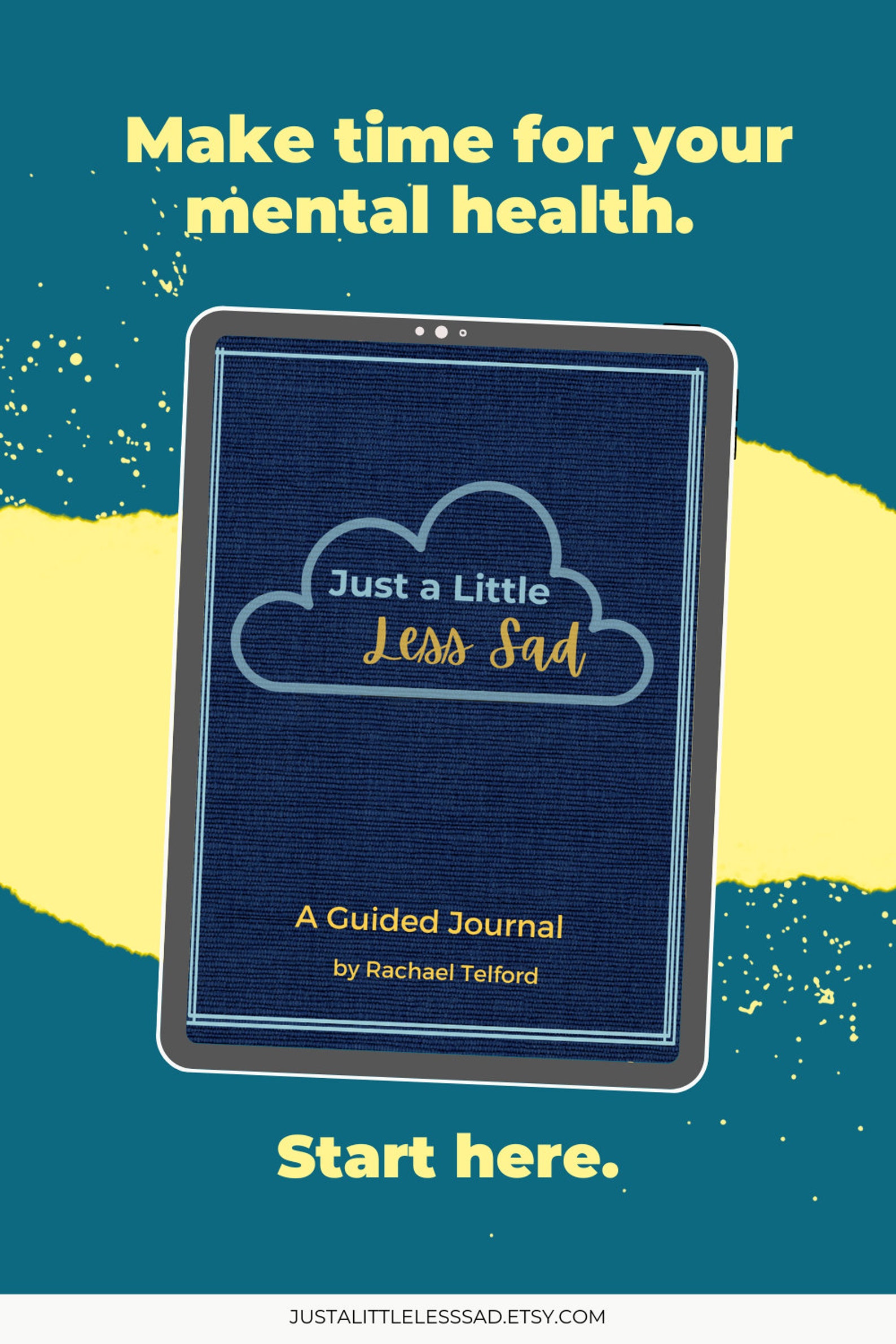 Just a Little Less Sad Guided Journal for Depression and Making Time ...