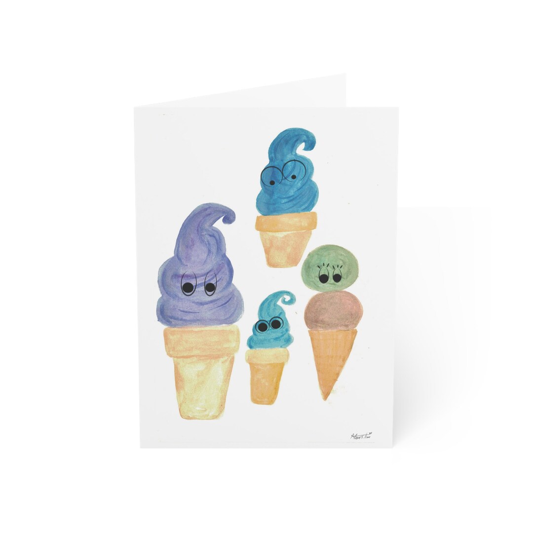 Father's Day Ice Cream Cards 1,10,30,50 Pcs - Etsy
