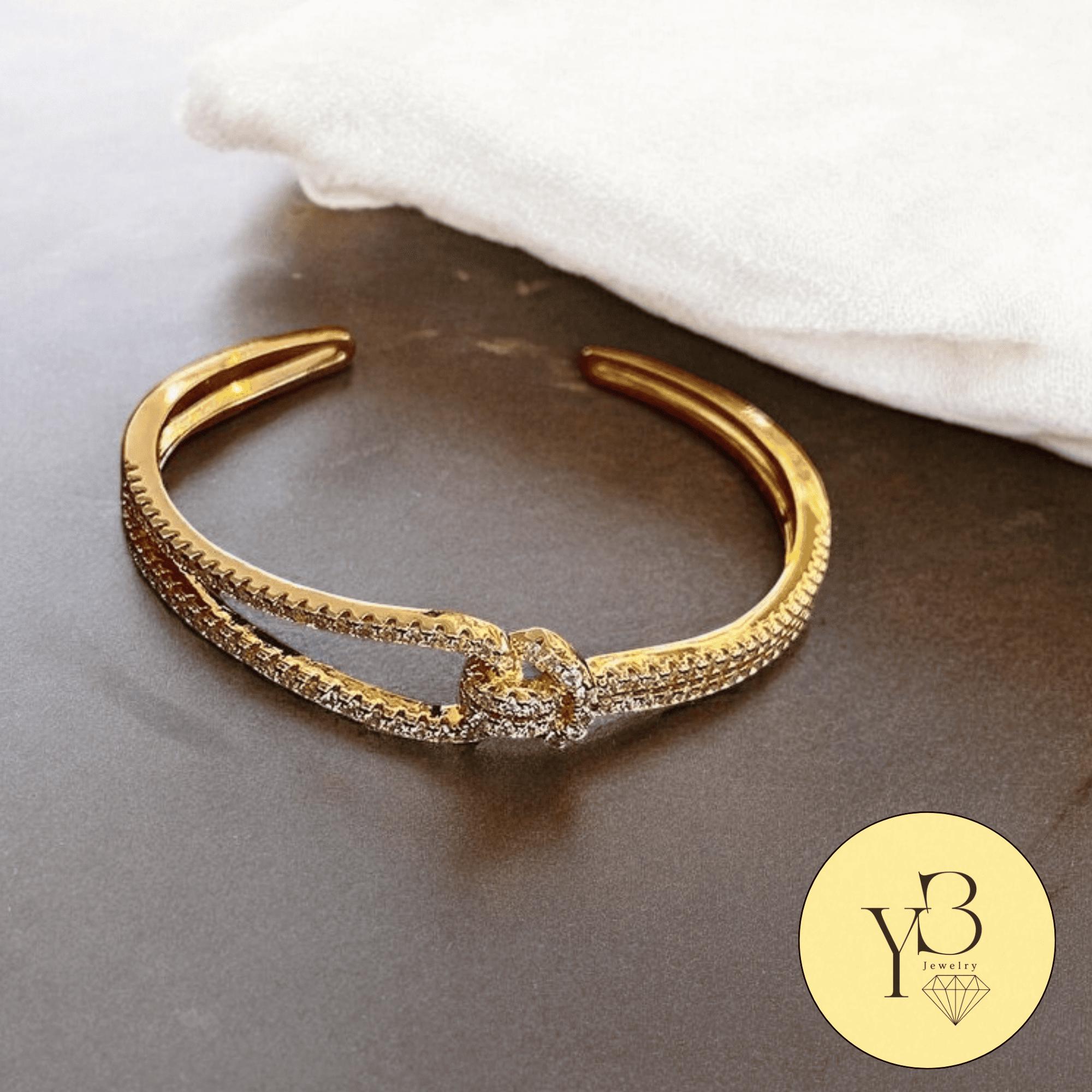 Couple Knot Bracelet, Silver Knot Bracelet, Stainless Steel Chain ...