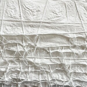 Handmade Interlace Mulberry Paper Sheet: White Cotton Thread Craft ...
