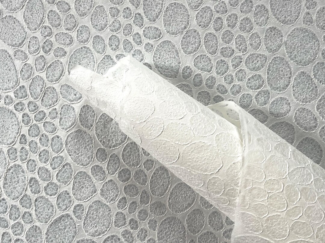 Mulberry Handmade Paper Large Sheet, Lace Pebbles Pattern, Luxury ...