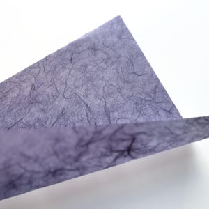 Mulberry Washi Paper Pack, A4 Size, Thin Unryu Sheets in 5 Purple ...