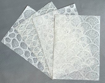 Mulberry Handmade Lace Paper 'patterns' COLLECTION Pack | 6 Designs ...