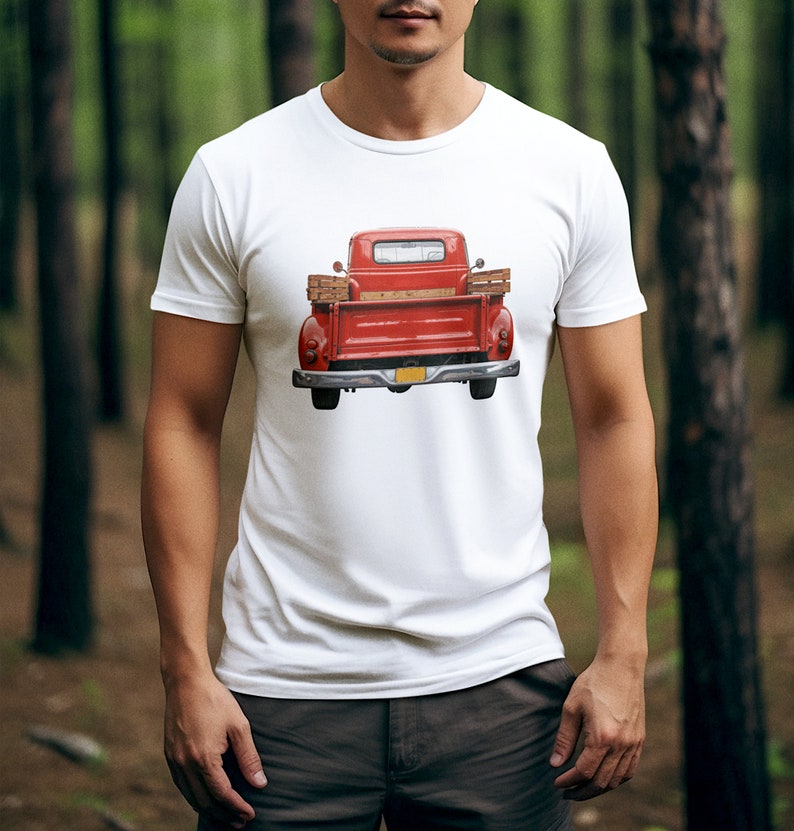 Truck Sublimation Design PNG SVG, Vintage Red Truck Png, American Red ...