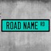 Custom Road Sign, Personalized Metal Street Plaque for Home, Cottage or ...