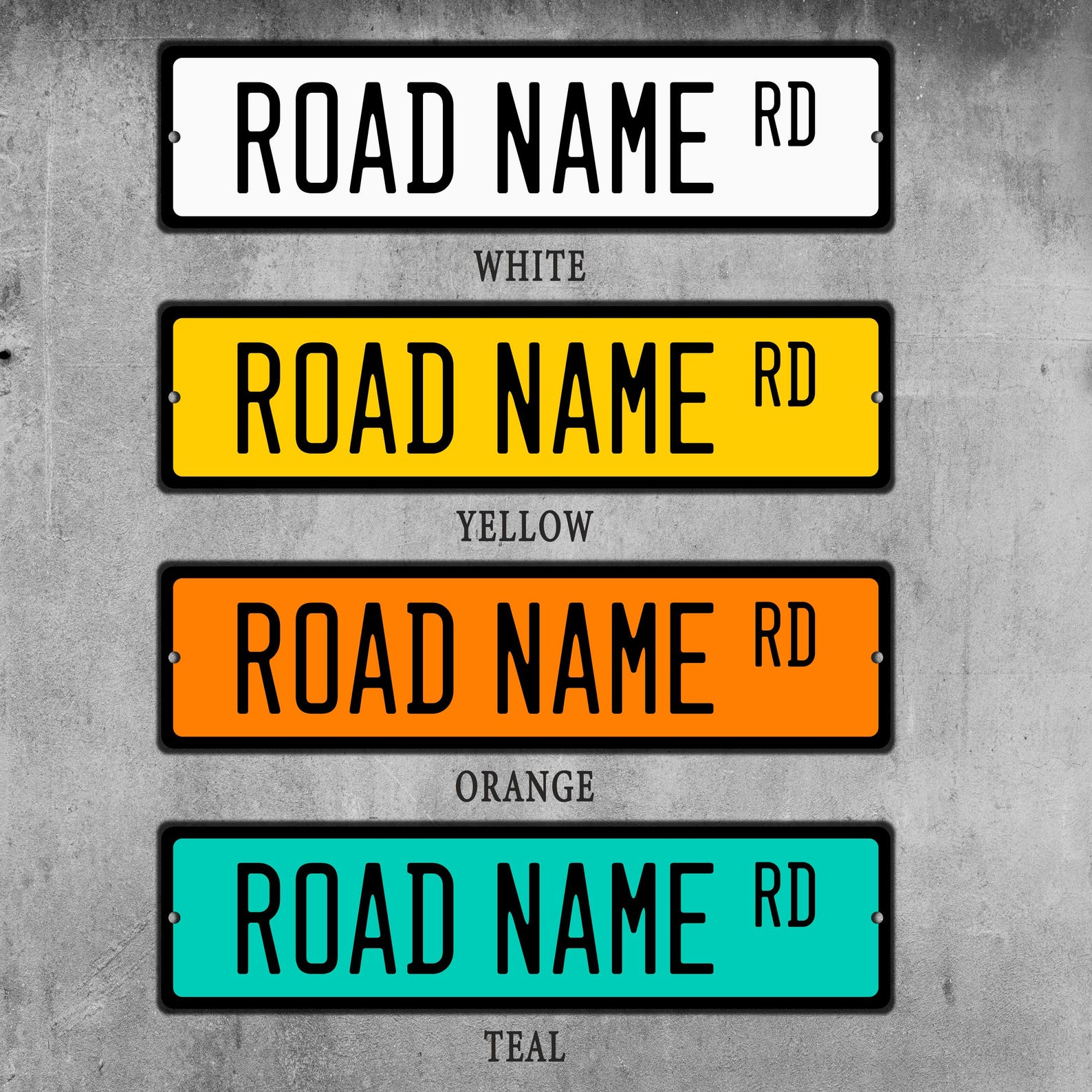 Custom Road Sign, Personalized Metal Street Plaque for Home, Cottage or ...