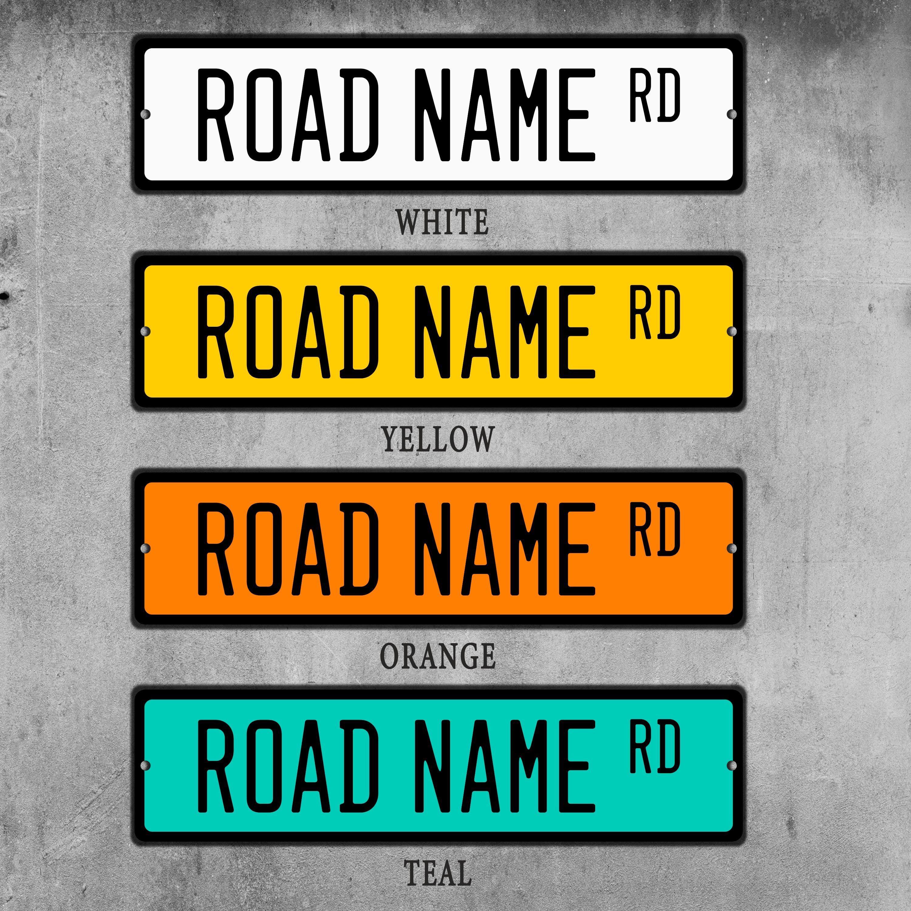 Custom Road Signs, Personalized Road Sign, Custom Metal Street Signs ...