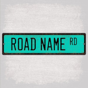 Custom Road Sign, Personalized Metal Street Plaque for Home, Cottage or ...