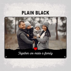 Personalized Family Photo Signs, Custom Family Photo Gifts, Rustic ...