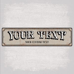 Personalized Sign Gifts, Custom Text Sign, Customized Farm Sign, Rustic ...