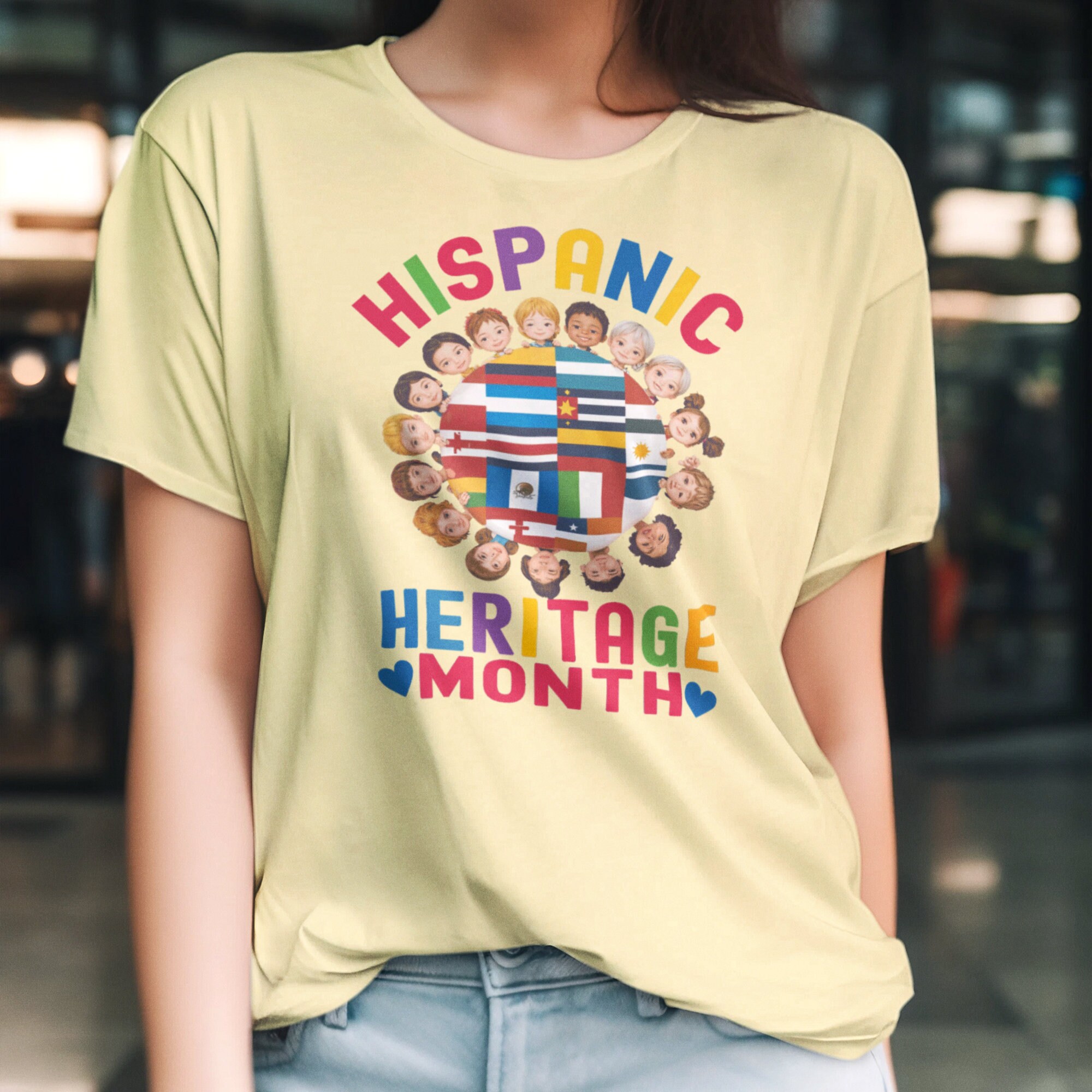 Hispanic Heritage Month PNG, Happy National Hispanic Heritage Month, Hispanic Flags Sublimation ...