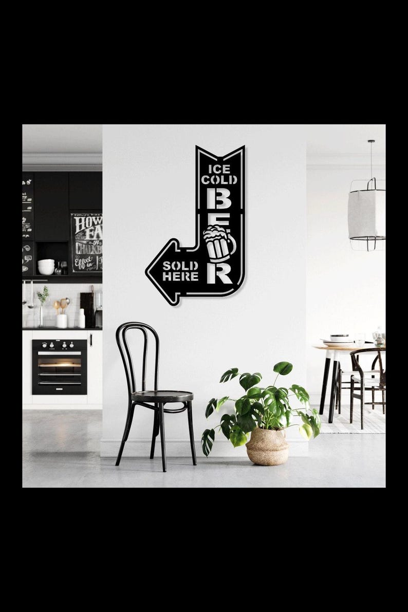 Beer Design Laser Cut Svg Dxf Files Wall Sticker Engraving Decal ...
