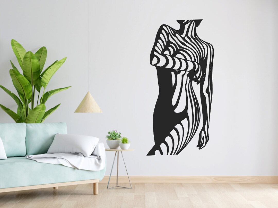 Women Body Laser Cut Svg Dxf Files Wall Sticker Engraving Decal ...