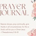 Women's Prayer Journal Floral Pink - Etsy