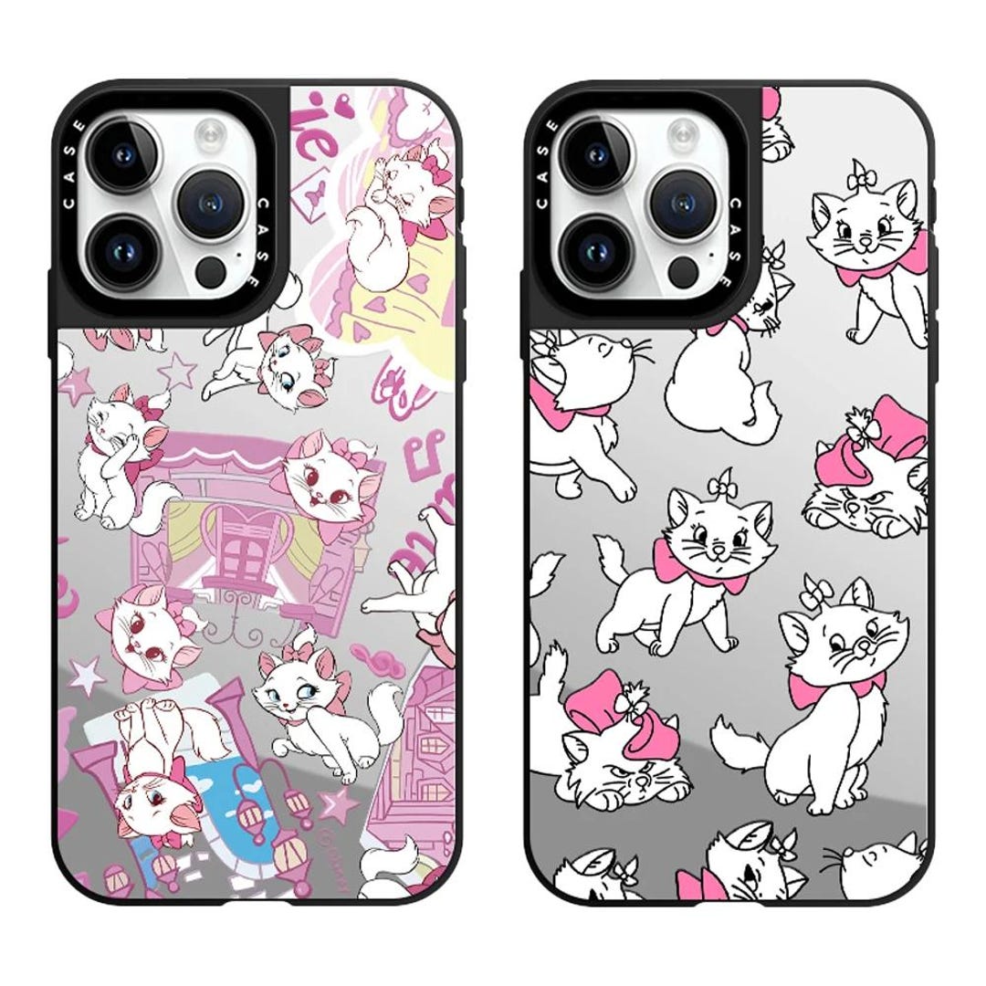 Disney Beauty Marie Cat Cute Mirror With Magsafe Phone Case for iPhone ...