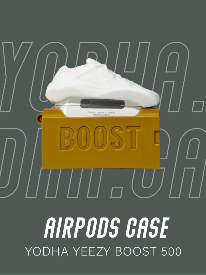 Shoe Box Design Sneaker Inspired Custom Air Pods Case YEEZY WHITE 500 ...