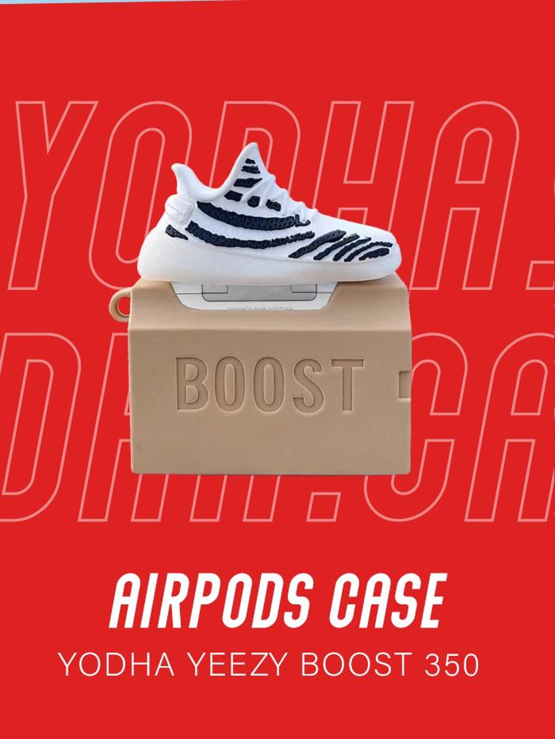 Shoe Box Design Sneaker Inspired Custom Air Pods Case YEEZY 350 - Etsy